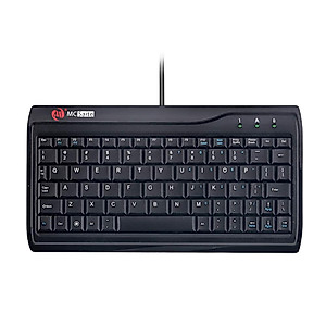 Super Mini Wired Keyboard, MCSaite Full Size 78 Keys Keypad Small Portable Fit with Professional or Industrial Use for Computer Laptop Mac Notebook