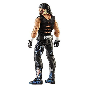 WWE Ultimate Edition Wave 7 Hollywood Hogan Action Figure 6 in with Interchangeable Entrance JacketLanternExtra Head and Swappable Hands for Ages 8 Years Old and Up