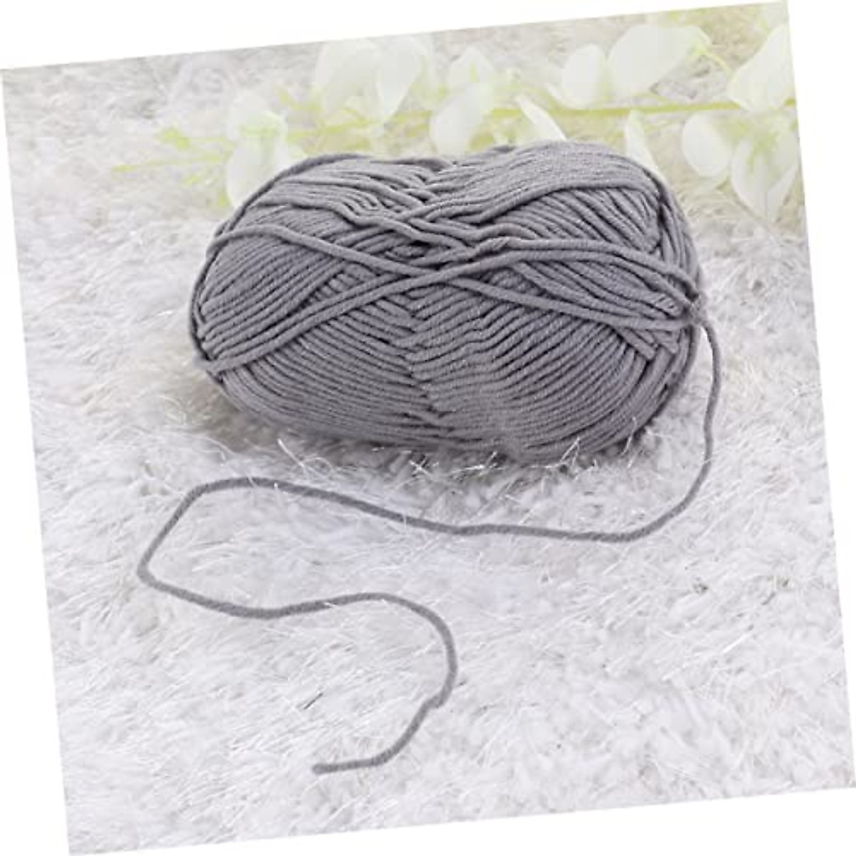 Fuzzy Yarn Cotton Line Blanket Yarn White Yarn Simple Doll Frosting Suite Dark Grey Knitting Yarn Cone Yarn Kit Fuzzy Yarn Knitting Yarn Cotton Yarn Acrylic Yarn Simply Soft Yarn
