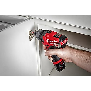 MILWAUKEE'S Cordless Screwdriver, 12V, 1/4 In., Red (2402-20)