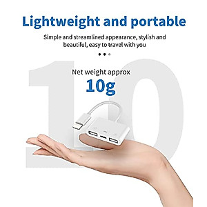 USB A Adapter for iPhone Lightning to OTG Connector Cable 13 12 11 Mini Pro Max X Xs Ipad Male Converter Apple Splitter Doul and Charger Charging Female Port Camera Keyboard Mouse Adaptador Hub 3.0