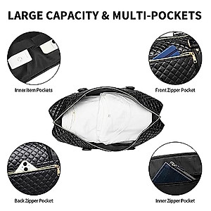 Travel Bag with Shoe Pouch,Weekender Bag Overnight Duffle Bag Carry On Bag Travel Tote Duffel Bags for Traveling Sport Duffel Bag Gym Bag for Women or Men