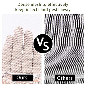 Onarway 3 Pack Food Covers 14 Inch Pop-Up Encrypted Mesh Plate Serving Tents, Fine Net Screen Umbrella for Outdoors, Parties, Picnics, BBQs, Reusable and Collapsible