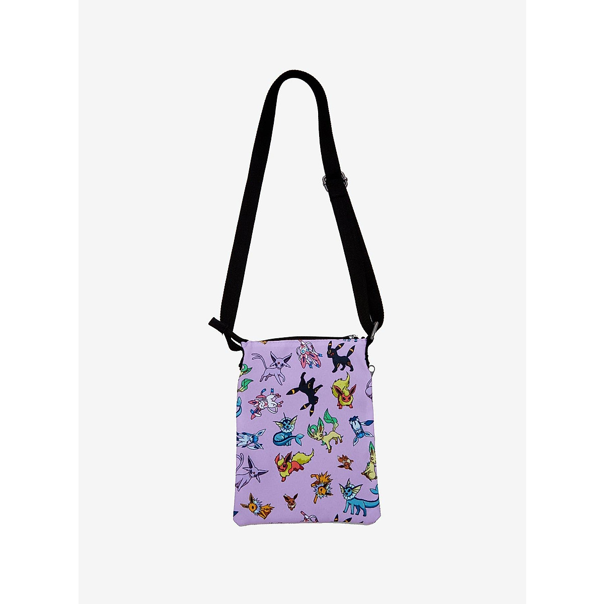 Loungefly Pokemon Eevee Eeveelutions Passport Crossbody Bag LAVENDER NONE