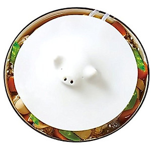 Marna White Piggy Steamer, 8-1/2"