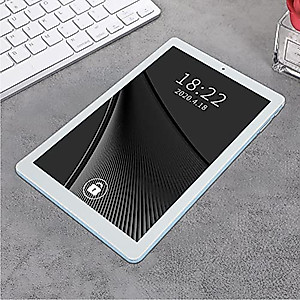 Yoidesu 10 Inch Tablet, Tablet PC for 11 3GB RAM 64GB ROM Octa Core, IPS Touch Screen Tablet with 3G Network WiFi 100‑240V (Blue)