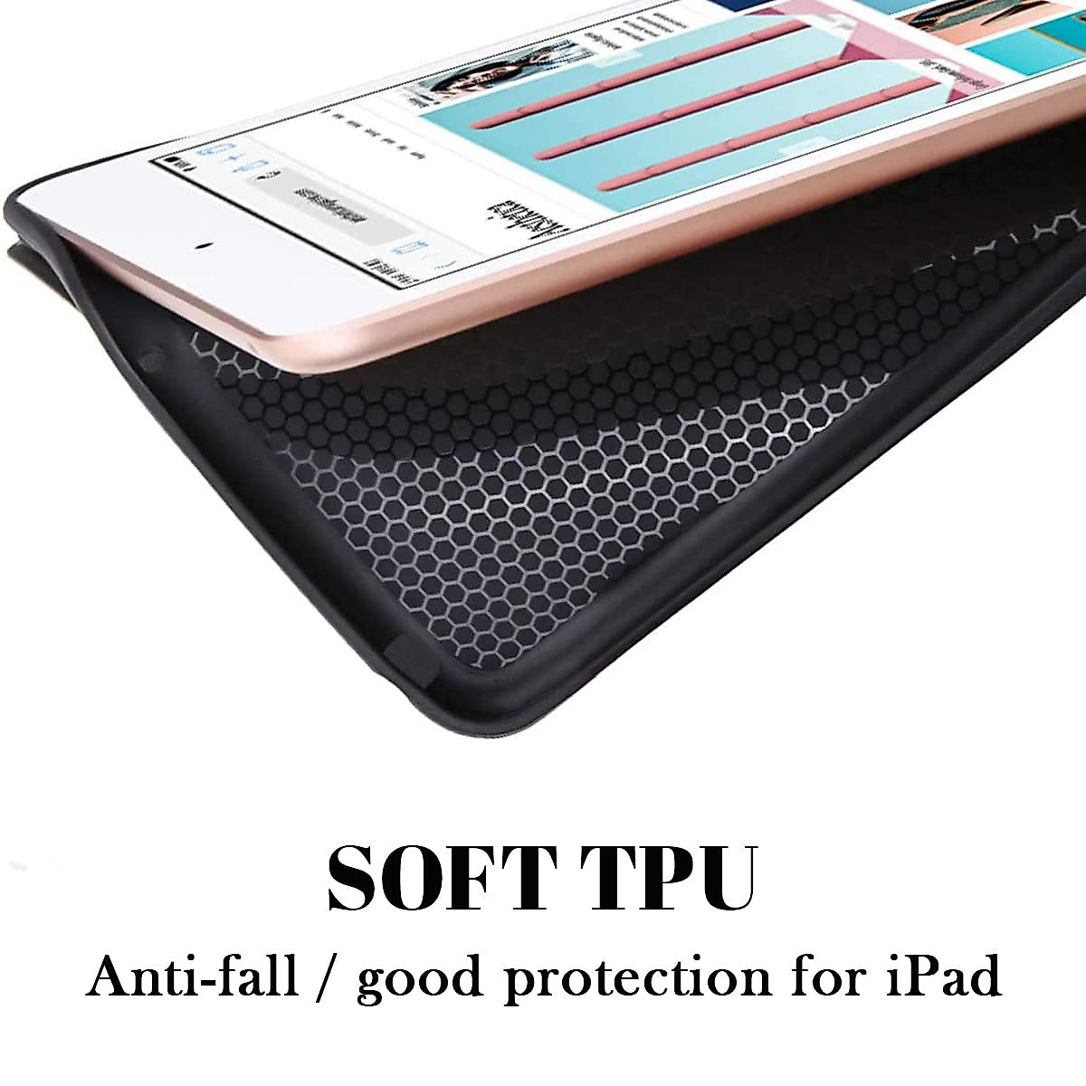 Custom Case for iPad 7th/8th/9th(2019/2020/2021) Generation with Photo/Text, Personalized Picture/Name iPad 10.2 Cover Protective Leather, Auto Sleep/Wake