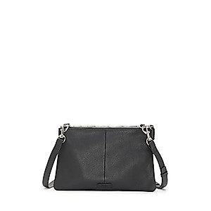 Vince Camuto womens Corah Large Crossbody, Black, One Size US