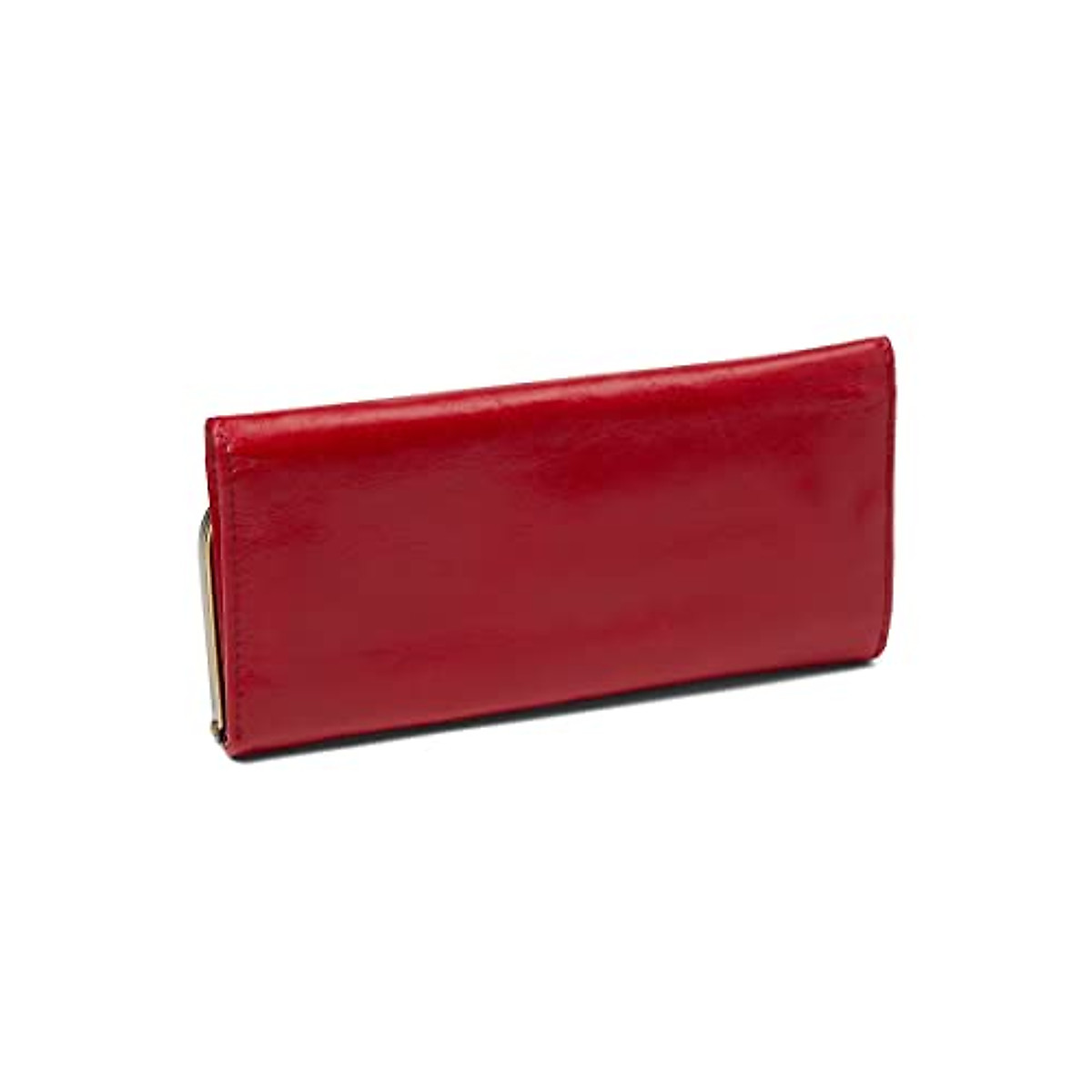 HOBO Rachel Clutch Wallet for Women - Soft Leather Construction with Magnetic Lock Closure, Zipper Pocket, Gorgeous and StylishCrimson One Size One Size