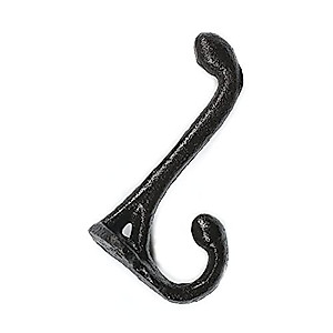 Tinsow Wall Mount Coat Hanger, Hooks Rustic Farmhouse Cast Iron Towel Hanger (6)