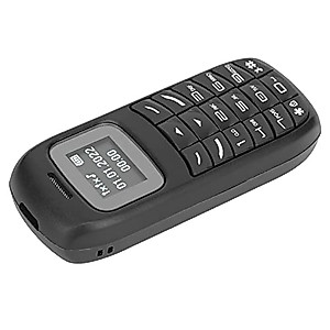 Unlocked Cell Phone, Mini Rugged Cell Phone Dual SIM Card Dual Standby for Pregnant Women for Students to Call (Black)