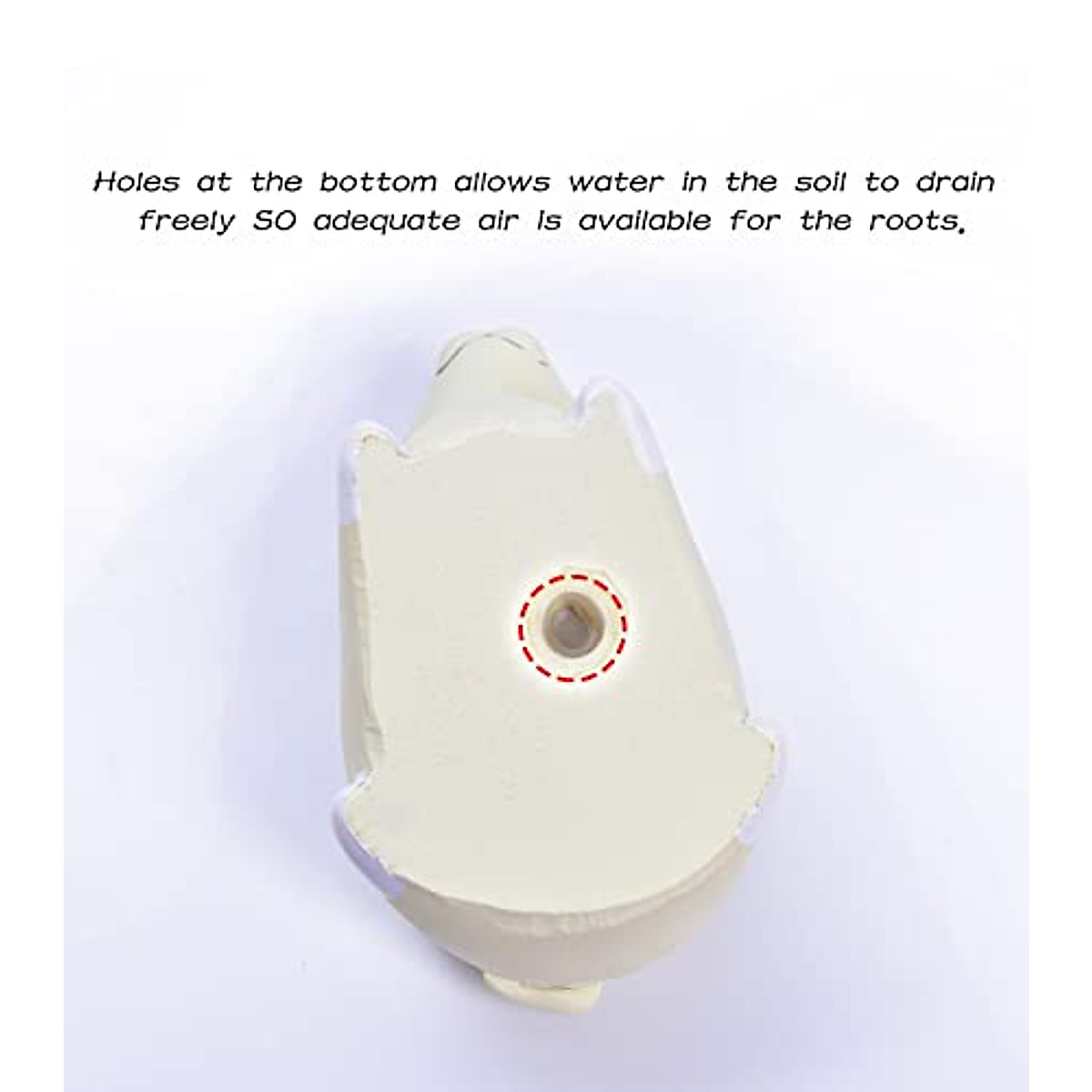 Cute Labrador Retriever Flower Pot with Drainer Garden Flower Pot Resin Succulent Potted Bonsai Plant Stand Home Desk Mini Decoration Balcony Gardening Flower Pot Does Not Contain Plants