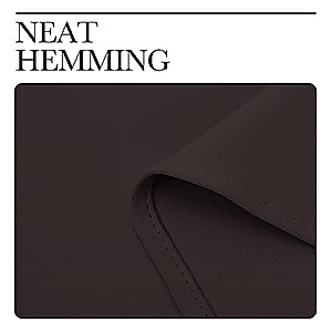 NICETOWN Blackout Curtain Panels for Bedroom Window, Triple Weave Microfiber Energy Saving Thermal Insulated Solid Grommet Blackout Draperies and Drapes (1 Pair, 29 inch by 45 inch, Toffee Brown)