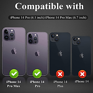 YWXTW Designed for iPhone 14 Pro Max Camera Lens Protector, for iPhone 14 Pro Camera Lens Protector, Individual Metal Anti Scratch HD Clear Case Friendly Tempered Glass Camera Cover, 1 Set (Silver)