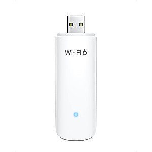 BrosTrend Universal WiFi to Ethernet Adapter, 300Mbps on 2.4GHz, WiFi to Wired Converter Wireless Bridge + BrosTrend WiFi 6 AX1800Mbps USB WiFi Adapter Dual Band WiFi Dongle