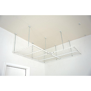 DURA-LIFT Elevate Adjustable Height Overhead Garage Door Ceiling Triple L Shaped Platform (31 in. W x 93 in D)