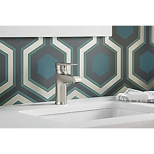 KOHLER 97060-4-BN Hint Single Control Faucet, Vibrant Brushed Nickel