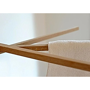 Iris Hantverk Oak Wood Towel Rail Dryer - Holds 5 Towels