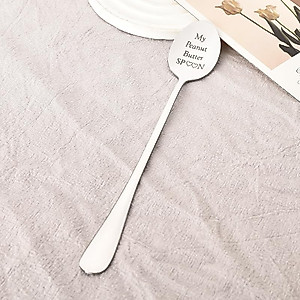 My Peanut Butter Spoon for Tea Coffee Lovers Gifts for Him Husband Birthday Gifts for Men Boyfriend Gift from Girlfriend Wife Christmas Gifts for Women Mom and Dad Gifts from Daughter Son Gift Ideas