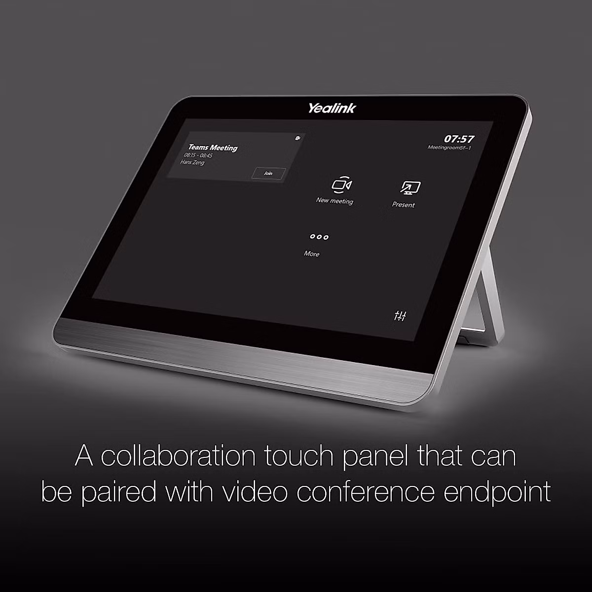 Yealink A20-020-ZOOM Certified MeetingBar Conference System with CTP18 Touch Console, Connects to Deskphone, PC/Mac, Softphones - Works with Teams, Zoom, Skype, Microfiber Included - by GTW