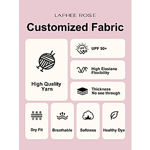 LAPHEE ROSE One Piece Swimsuit for Women Tummy Control Bathing Suits Ruched Swimwear-Black-M