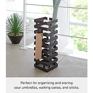 YAMAZAKI Home Storage Walking Canes | Steel | Umbrella Stand, Small, Black