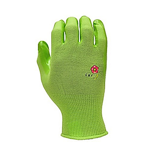 6 Pairs Women Gardening Gloves with Micro-Foam Coating - Garden Gloves Texture Grip - Working Gloves For Weeding, Digging, Raking and Pruning, Large, Assorted color