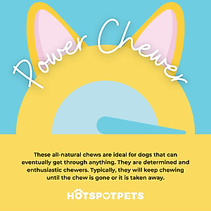 hotspot pets All Natural Beef Knee Caps for Dogs, Dog Bones, Single Ingredient Dog Chews for Aggressive Chewers - Long Lasting Rawhide Alternative Meat Bones