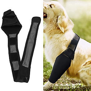 Dog Elbow Brace Protector Pads, Elbow Support Compression Wrap Knee Brace for Dogs Canine Elbow and Shoulder Support, Dysplasia, Arthritis, Elbow Calluses, Pressure Sores, Shoulder Dislocation(M)