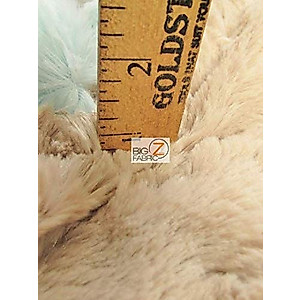 Hug-Z™ Rabbit Snuggle Minky Fabric by The Yard DIY Baby Blankets Decor Clothing (Red)