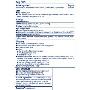 Coppertone Kids Sunscreen Spray, SPF 50 Sunscreen for Kids, Water Resistant Broad Spectrum Sunscreen Spray, 5.5 Oz