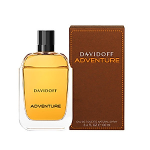 Davidoff Adventure Eau de Toilette – Woody Men's Cologne – With Notes of Mandarin, Pimento & Vetiver – Long Lasting Fragrance