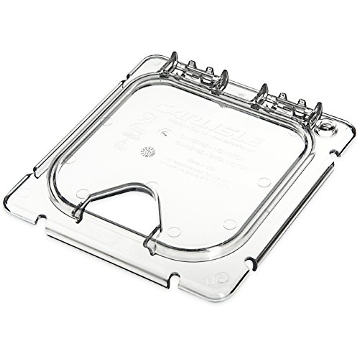 Carlisle FoodService Products CM10319Z07 Cold master EZ Access Lid with Notch, Sixth Size, Clear (Pack of 2)