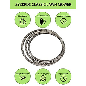 ZYZKPDS Mower Deck Belt for Toro 119-8820 120-3892 ss5000 SS5060 with 50" Deck 1/2 x 141inch Kevlar Cord Belt