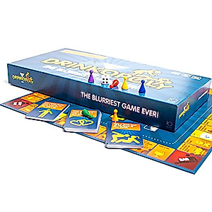 Drinkopoly Party-Game | Fun Drinking-Game for-Game Night | Hilarious Social and Interactive-Board-Game for Adults | Ages 21+ | 1-6 Players | Average Playtime 60 Minutes