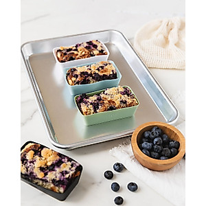 The Silicone Kitchen Reusable Silicone Bento Baking Cup, Non-Toxic, BPA Free, Dishwasher Safe Bento Box Accessories Lunch Box Dividers, Square and Rectangle, 24 Pack, Blue, White, Green