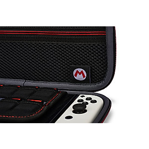 PowerA Protection Case for Nintendo Switch - OLED Model, Nintendo Switch or Nintendo Switch Lite - Super Mario Black, Protective Case, Gaming Case, Console Case, Accessories, Storage, Officially licensed
