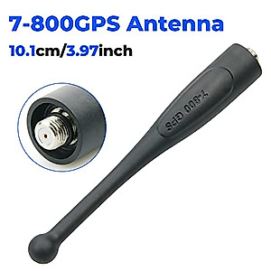 2 Pack Antenna for Motorola APX 6000 Radio Short Antenna APX 6000XE APX 4000 APX 7000 8000XE Stubby Antenna 764-870 MHz Single Band 7-800 with GPS NAR6595A
