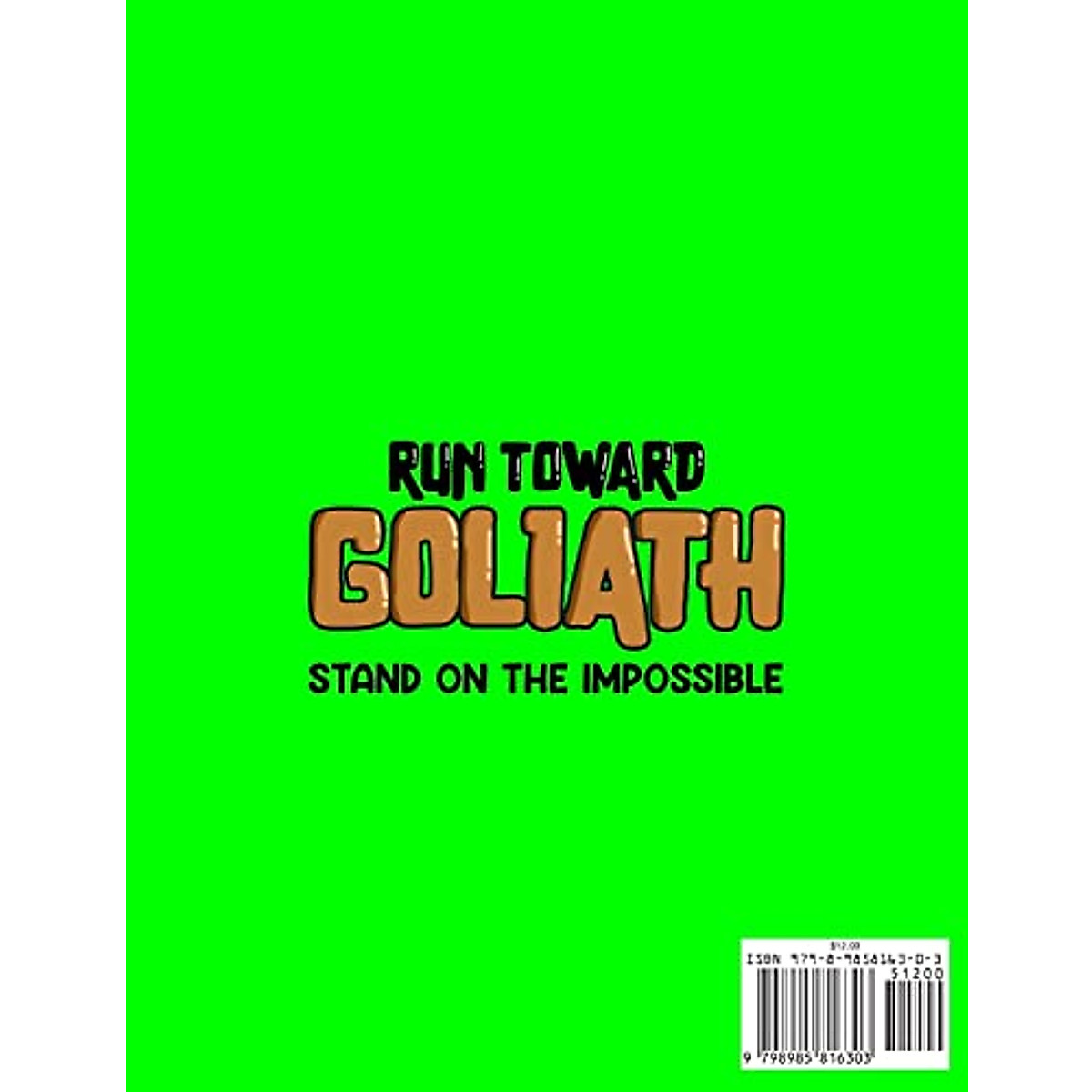 Run Toward Goliath Animated Coloring and Activity Book