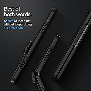 Spigen Slim Armor Pro [Hinge Coverage] Designed for Galaxy Z Fold 3 5G Case (2021) - Black
