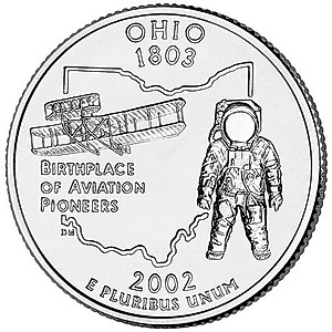 2002 S Silver Proof Ohio State Quarter Choice Uncirculated US Mint