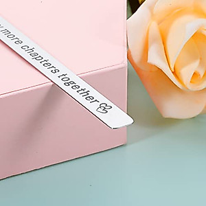 Valentines Gifts for Women Men Anniversary Birthday Bookmark Gifts for Boyfriend Girlfriend Husband Wife Sweetest Day Wedding Engagement Gift for Groom Bride Fiance Fiancee Him Her Christmas Gift