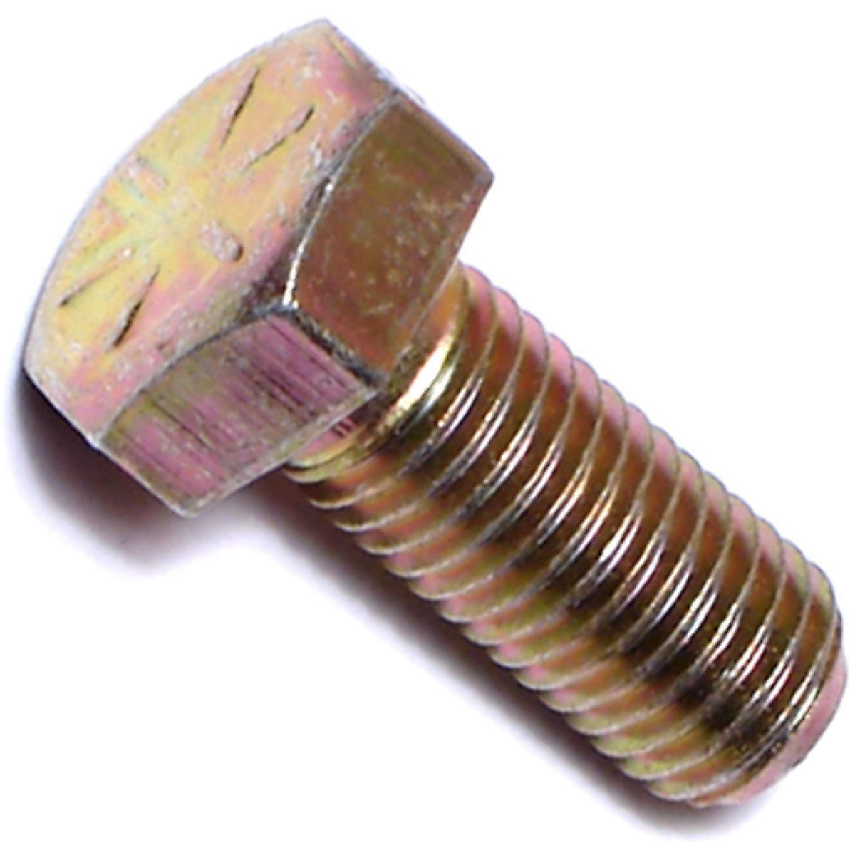 Hard-to-Find Fastener 014973251826 Grade 8 Fine Hex Cap Screws, 5/16-24 x 3/4, Piece-50 , yellow