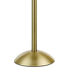 Globe Electric 12976 Haydel 21" 2-Light Table Lamp, Matte Brass, Double On/Off Pull Chain