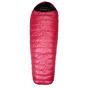 Western Mountaineering Sycamore MF 25 Degree Sleeping Bag Cranberry 6FT / Left Zip