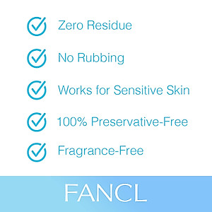 FANCL Mild Cleansing Oil - 100% Preservative Free, Clean Skincare for Sensitive Skin [US Package]