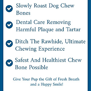 green paws Large 3” Filled Dog Shin Bones 3 Flavors – Slow, Long Lasting Stuffed Femur Treat for Aggressive Chewers - Pack of 5