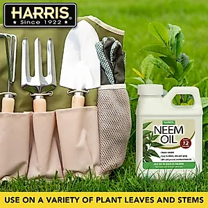 HARRIS Neem Oil Cold Pressed Water Soluble Concentrate, Makes 12 Gallons, 8oz NEEM-8C