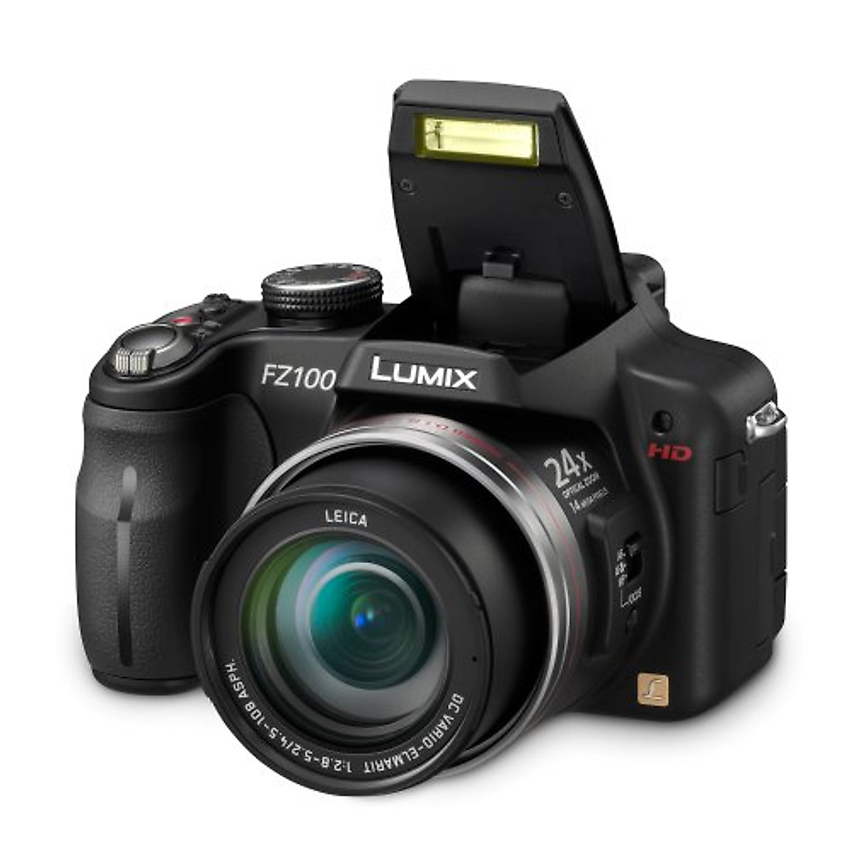 Panasonic Lumix DMC-FZ100 14.1 MP Digital Camera with 24x Optical Image Stabilized Zoom and 3.0-Inch LCD - Black