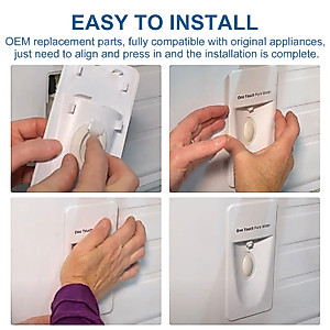 DA97-12942A (OEM) Ice Assym Cover-Dispenser Cover Compatible with Samsung Refrigerator Replaces Part Numbers AP5651849, 3036257, PS5575407 etc